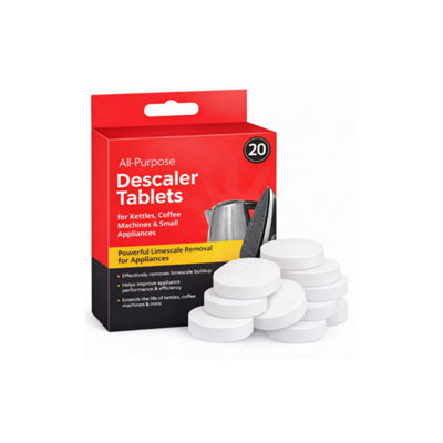 20 Pack Kettle and Coffee Machine Descaler Tablets Fast Acting ...