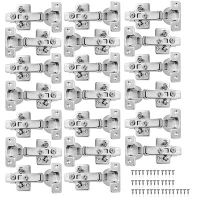 20 PACK Premier Soft Close Kitchen/ Bedroom Cabinet Door Hinges ...