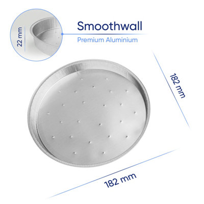 20 Pk Coppice Shallow Perforated Aluminium Foil Pie Dish for Baking ...