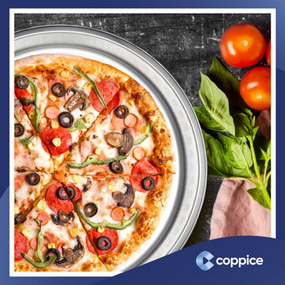 20 Pk Coppice Strong Round Aluminium Foil Pie Dish for Baking, Serving ...