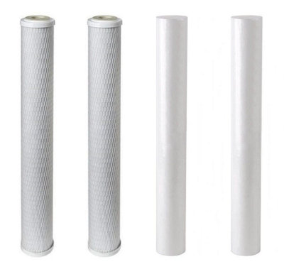 20" Pole Fed Window Cleaning RO Replacement Pre Filter Cartridges (2 x ...
