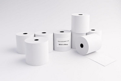 20 ROLLS THERMAL TILL ROLLS 80MM X 60MM BPA FREE RECEIPT PAPER FOR POS ...