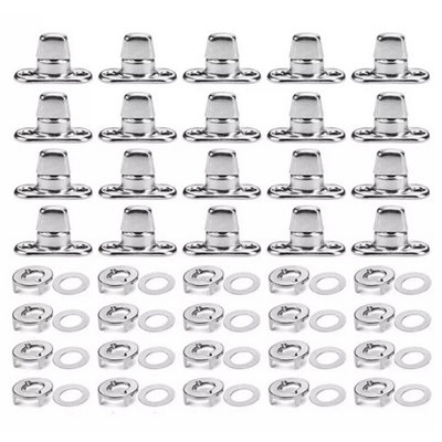 20 x Common Sense Turn button Fasteners Kit Marine Boat Cover Canopy Fixing