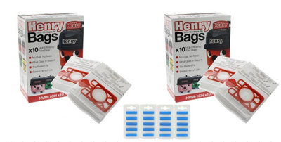 20 x Genuine Numatic Basil James HEPAFLO Vacuum Cleaner Bags ...