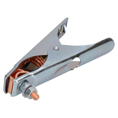 200 Amp A Spring Loaded Earth Crocodile Clamp Clip For Welding Welders ...