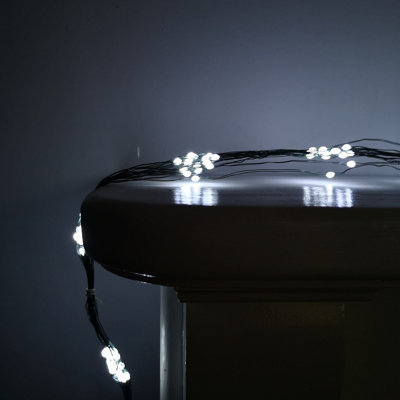 200 LED 10 x 1.9m Multi Function Waterfall Christmas Tree Lights with ...