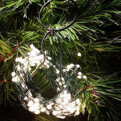 200 LED 10 x 1.9m Multi Function Waterfall Christmas Tree Lights with ...