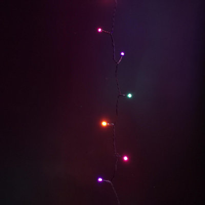 200 LED 16m Premier SupaBrights Indoor Outdoor Christmas Multi Function Mains Operated String ...