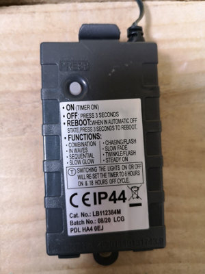 200 LED 20m Premier Christmas Indoor Outdoor Multi Function Battery ...