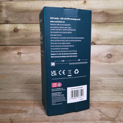 200 LED 20m Premier Christmas Indoor Outdoor Multi Function Battery ...