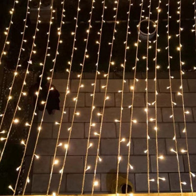 200 Led/20M Warm LED String Fairy Lights, 8 Modes, Waterproof, Indoor ...