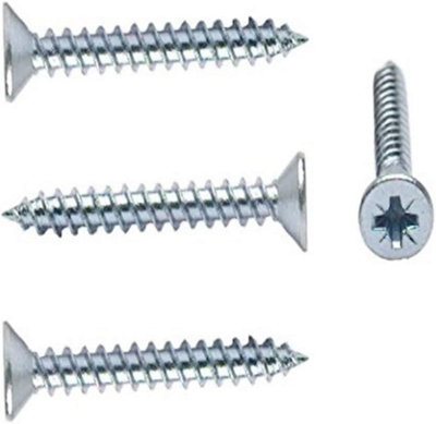 200 pcs BZP 10 x 1" POZI UNIVERSAL TWINTHREAD WOOD SCREWS CARPENTER ...