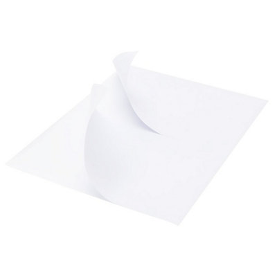 200 Sheets A4 Self Adhesive Plain White Sticky Postage Address Labels 6 ...