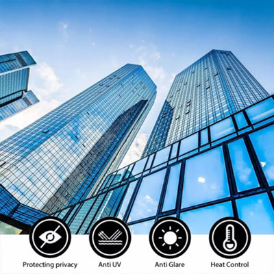 200 x 60cm Mirror Wall Sticker Roll Self Adhesive Stick Room Film Decor ...