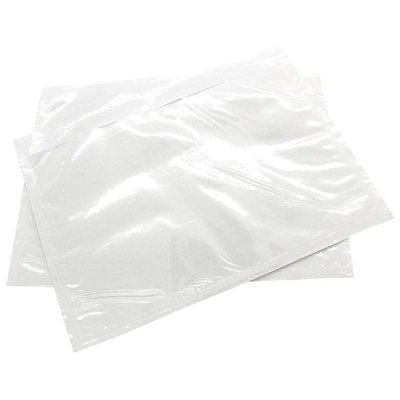 200 x A7 Plain (100 x 112mm) Home Office Document Enclosed Wallets With ...