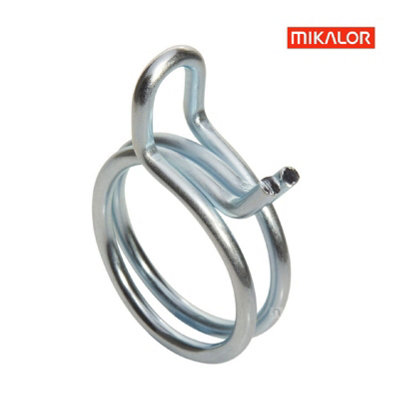 200 x Assorted Mikalor Double Wire Spring Clips Coolant Turbo Hose Pipe ...