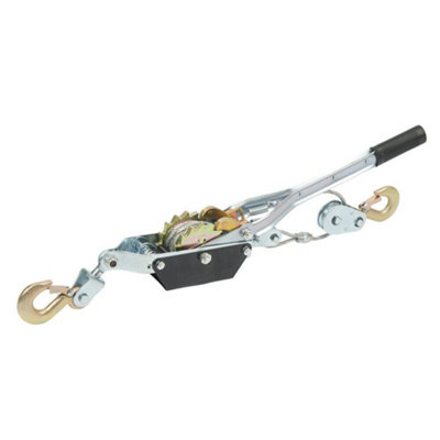 2000KG Heavy Duty Hand Cable Puller 3M Wire Rope Hooks Tree Stump Fence ...