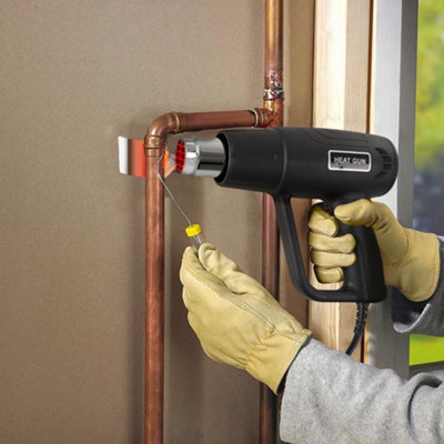 2000W Adjustable Airflow Speed Hot Air Gun Corded Heat Gun with 4 Nozzles