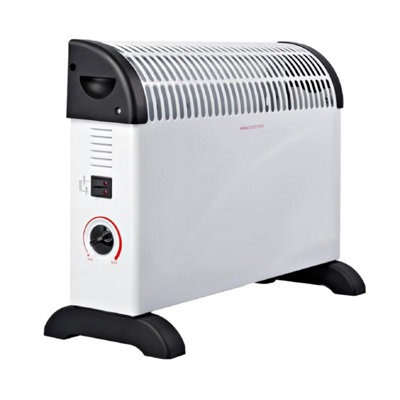 2000W Electric Convector Radiator Heater - 3 Heat Settings, Adjustable ...