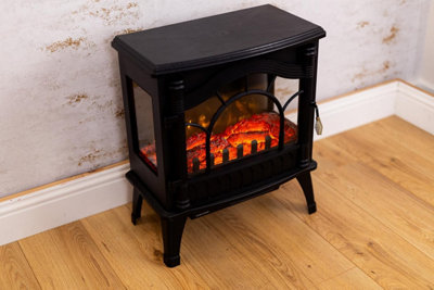 2000W Electric fireplace electric fire portable heater Glass sided ...
