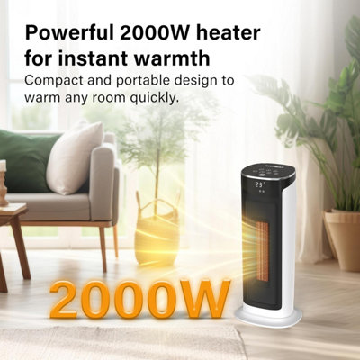 2000W Electric Heater Energy Efficient Space Heaters Thermostat 75 ...