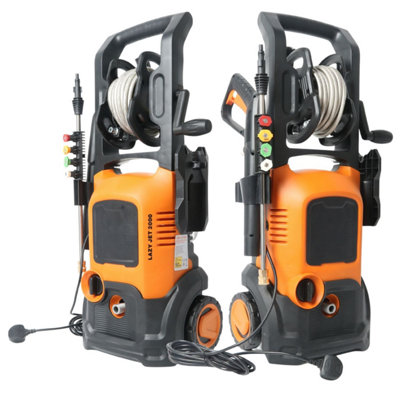 2000W Electric Pressure Washer with Hose Reel. Max 120 Bar Power Jet ...