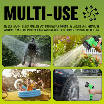 200ft Expandable Flexible Hosepipe Garden Hose Pipe Magic Snake With ...