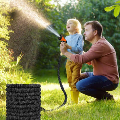 200ft Expandable Flexible Hosepipe Garden Hose Pipe Magic Snake With ...