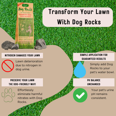 200G DOG ROCKS - NATURAL SOLUTION TO PET URINE BURNING GRASS