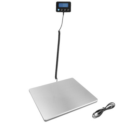 200KG HEAVY DUTY DIGITAL POSTAL PARCEL SCALES PLATFORM POSTAGE SHIPPING ...