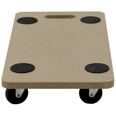 200kg Wheeled Platform Dolly Furniture Mover Transport Roller Trolley ...