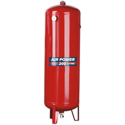 200L Vertical Air Compressor Reservoir Tank - Extended Workshop Air ...