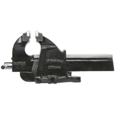200mm Bench Mountable Mechanics Vice - 200mm Jaw Opening - Fixed Base
