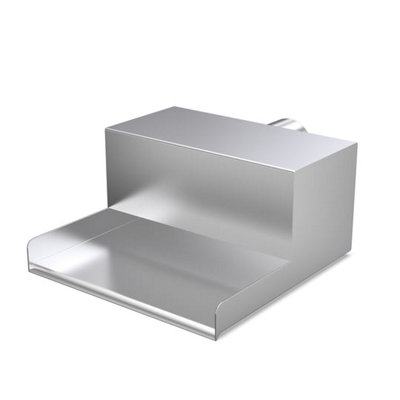 200mm Gravity Fed Water Blade 100mm Spout - 4in Inlet