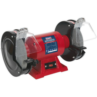 200mm Heavy-Duty Workshop Bench Grinder with 600W Copper Wound Motor ...