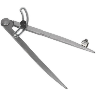 200mm Locking Wing Divider with Compass - Two Point Measurement ...