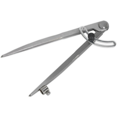 200mm Locking Wing Divider with Compass - Two Point Measurement ...