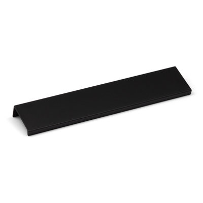200mm Matt Black Square Lip Edge Pull
