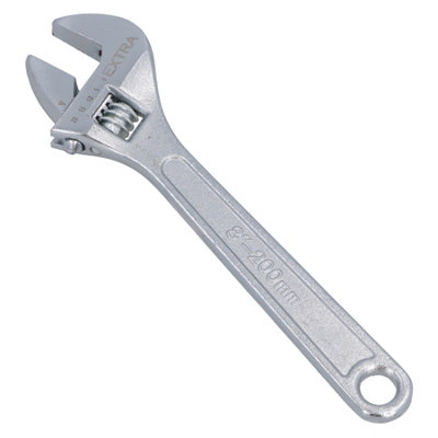 200mm Standard Adjustable Spanner Monkey Pipe Wrench Plumbers 0 to 25mm