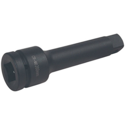 200mm Steel Impact Extension Bar - 1" Sq Drive - Spring-Ball Socket ...