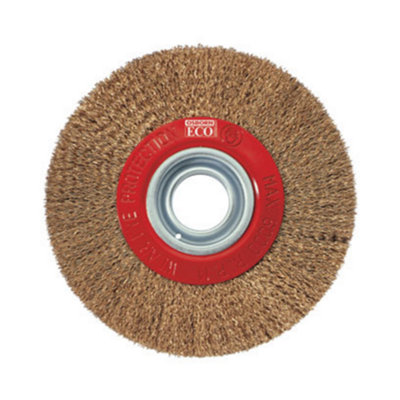200mm x 25mm x 32mm Osborn Crimped Brass Coated Steel Wire Wheel. Price ...