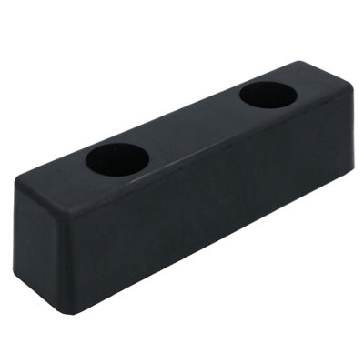 200mm x 53mm Square Standoff Rubber Buffer Bumper Block Pad Stop ...