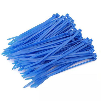 200pc Nylon Plastic Cable Ties Long Wide Long Zip Wrap Organiser Tidy ...
