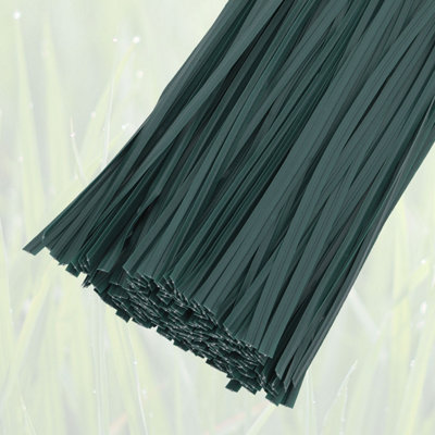 200pcs Twist Ties, Plastic Coated Flexible Garden Plant Ties, Hunter ...