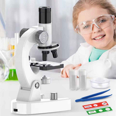 200X-4800X Biological Microscope with Microscope Slides Set for Adults ...
