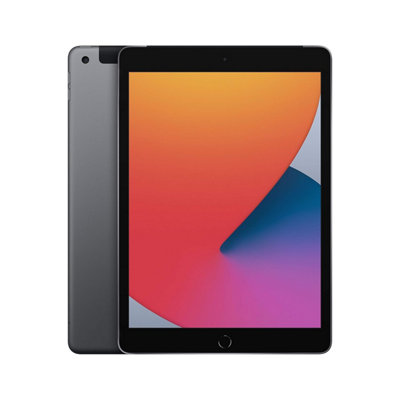2020 Apple iPad (10.2-inch, Wi-Fi + Cellular, 128 gb) Space Grey (Renewed)