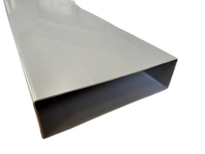 204mm x 60mm 1.0m Long flat channel Ducting | DIY at B&Q