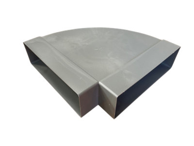 204mm x 60mm 90 Bend Horizontal Rectangular Duct