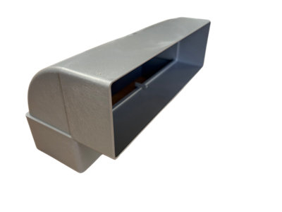 204mm x 60mm 90 Bend Vertical Rectangular Duct
