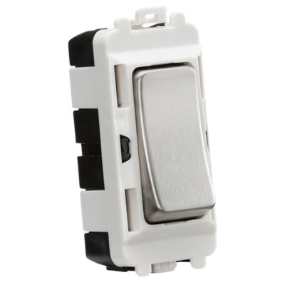 20AX 2 way SP grid module - brushed chrome